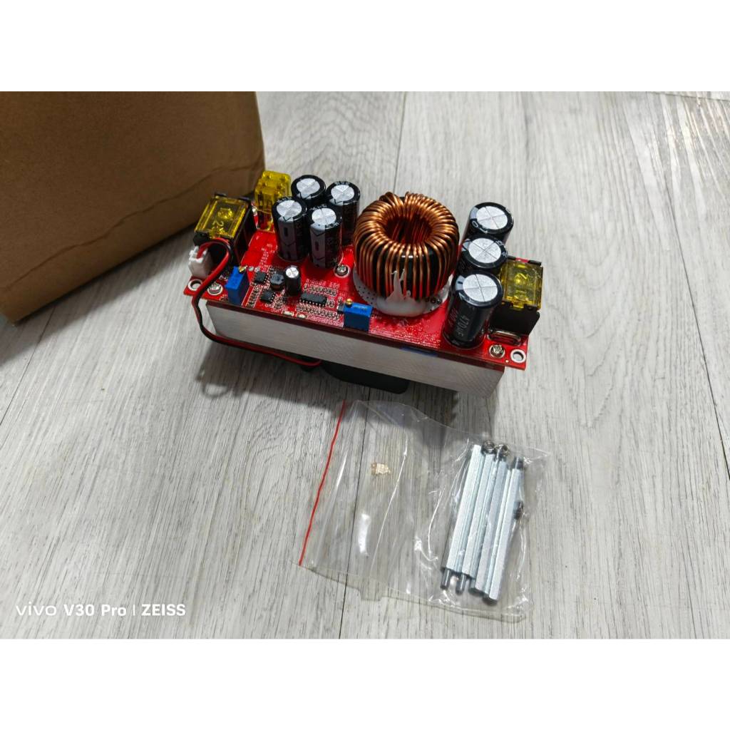 สเตปอัพ 1800W 20A สเต็ปอัพ step up dc สเต็บอัพ เสต็ปอัพ โมดูล สะเต็ปอัพ Converter Boost 8-60V to ...