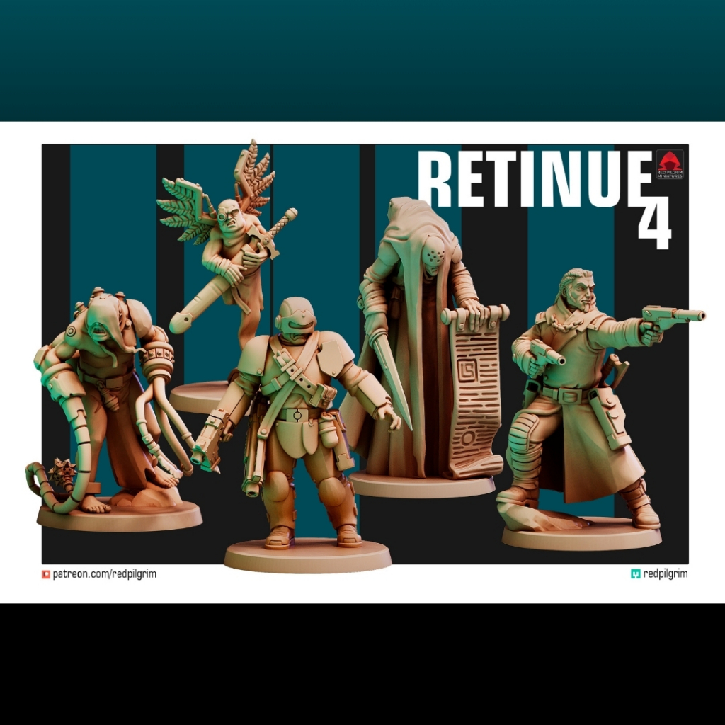 Retinue Set 4 - Retinue - Humanoid Human Cultist Celestial Construct ...