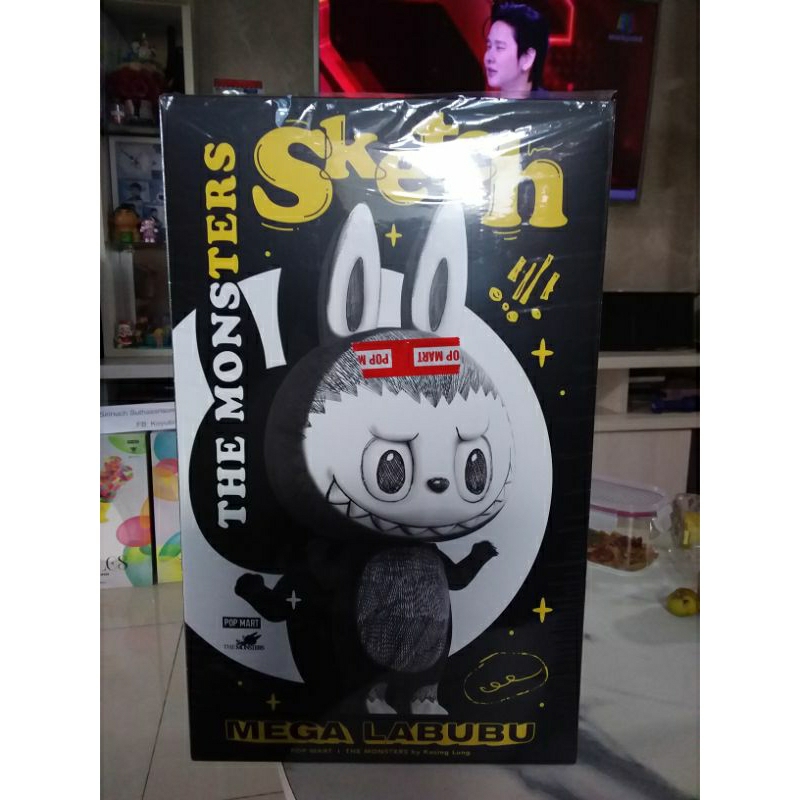 🇹🇭ส่งจากไทย Mega Labubu 400% The monsters sketch popmart แท้ | Shopee ...