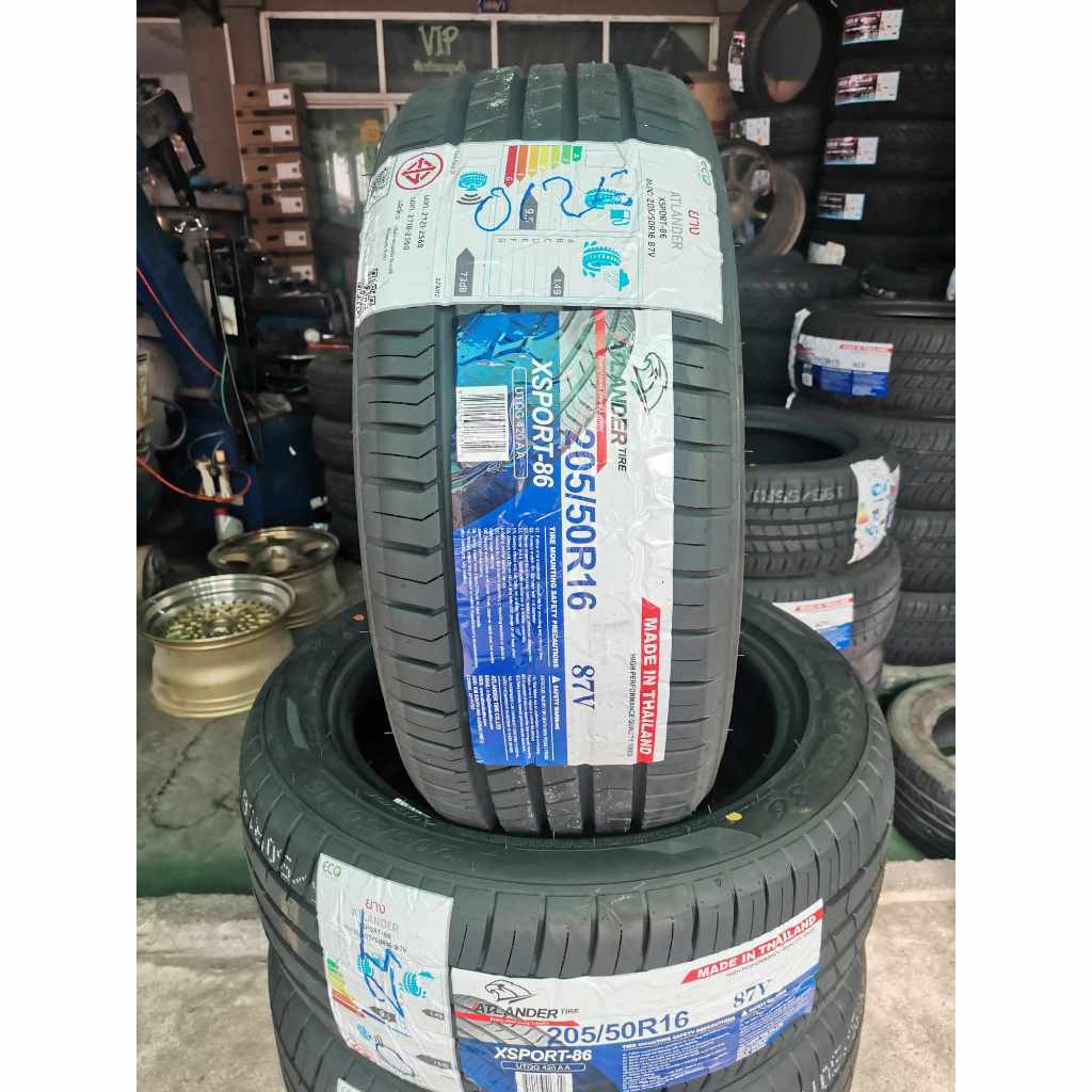 ยางใหม่ยางไทย 205-50-16 ปี 25 ราคา 6900 บาท | Shopee Thailand