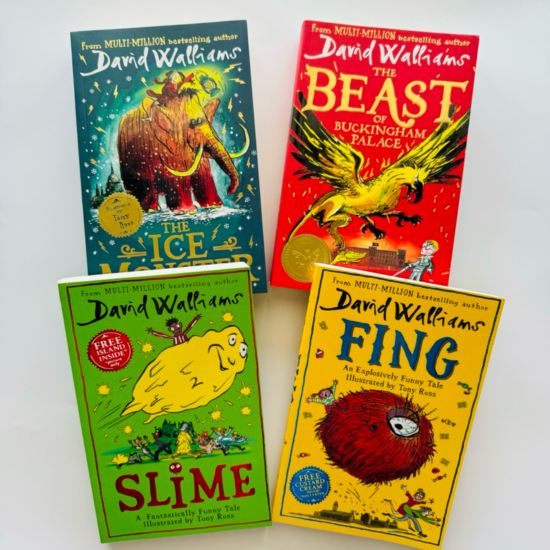 David Walliams The Ice Monster,Slime,Fing,The Beast of Buckingham ...