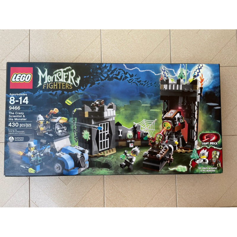 [ของแท้ มือ 1] LEGO 9466 - Monster Fighters - The Crazy Scientist & His ...