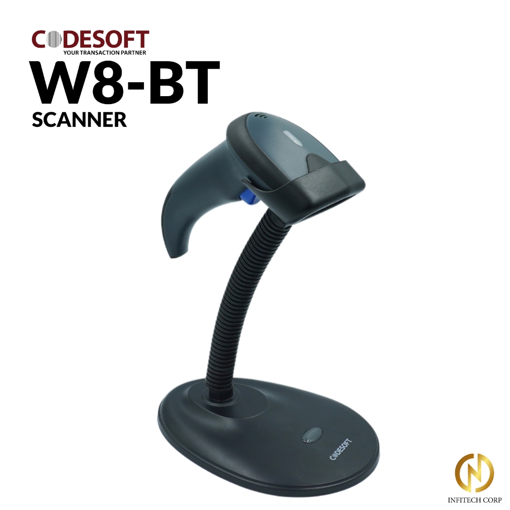 เครื่องสแกนบาร์โค้ด Code Soft รุ่น W8-BT Scanner | Shopee Thailand