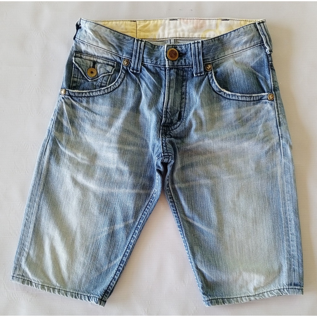 Edwin (Blue Trip) ยีนส์ผ้าดิบฟอกริ้วเฟดสวย เอววัดจริง33" สภาพดี ป้าย ...