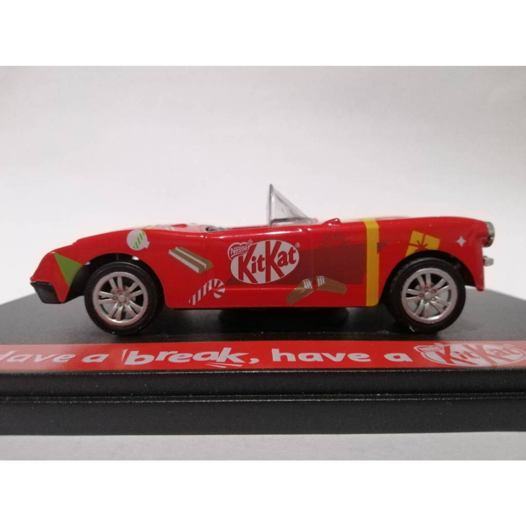 โมเดลรถ Nestle KIT KAT Tin Red Vintage Car Happy New Year 2024 Limited ...
