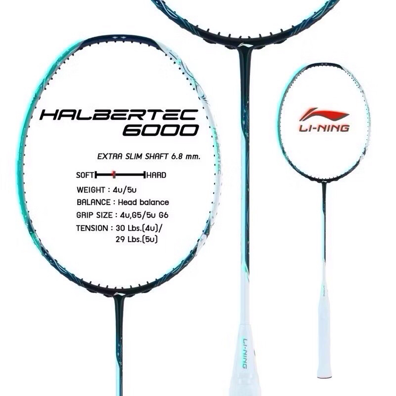 Lining Racket Harbertec 6000 | ไม้แบดมินตันหลี่หนิง บาลานซ์ดี ฟรีขึ้น ...