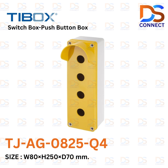 TJ-AG-0825-Q4 Switch Box-Push Button Box 4 Hole กล่องพลาสติกใส่ปุ่มกด 4 ...