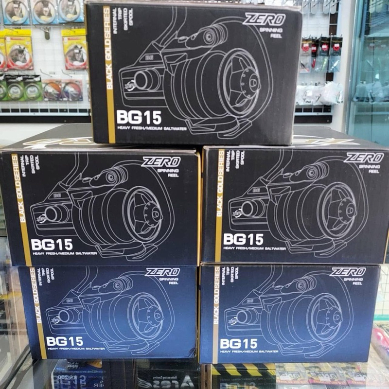 รอก BG Zero 13 15 Black สปูนดำทอง | Shopee Thailand