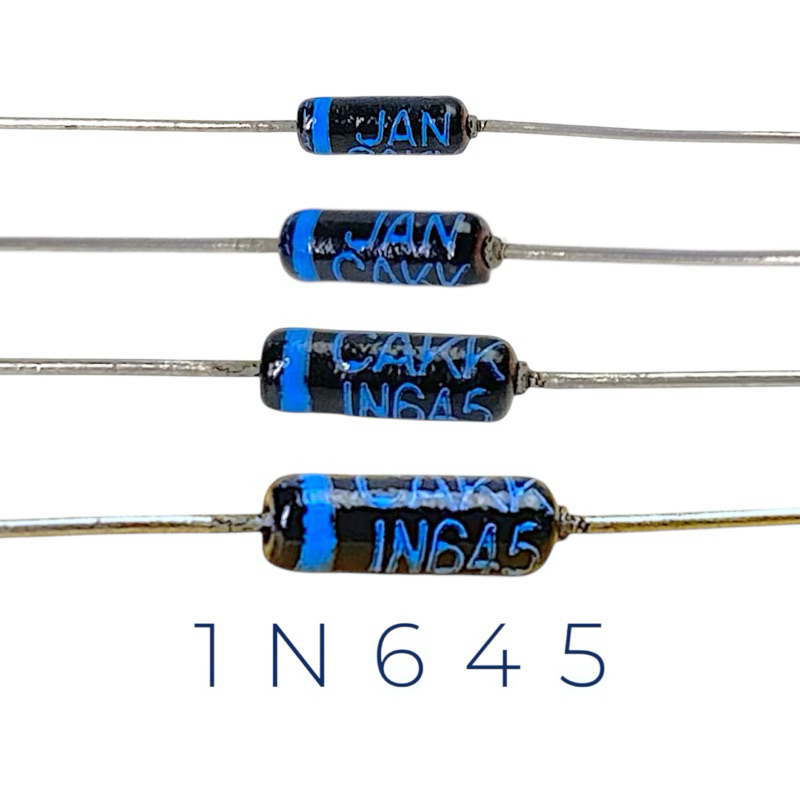 ไดโอด 1N645 สัญญาณซิลิกอนสำหรับวัตถุประสงค์ทั่วไป MIL JEDEC DO-41 DIODE ...