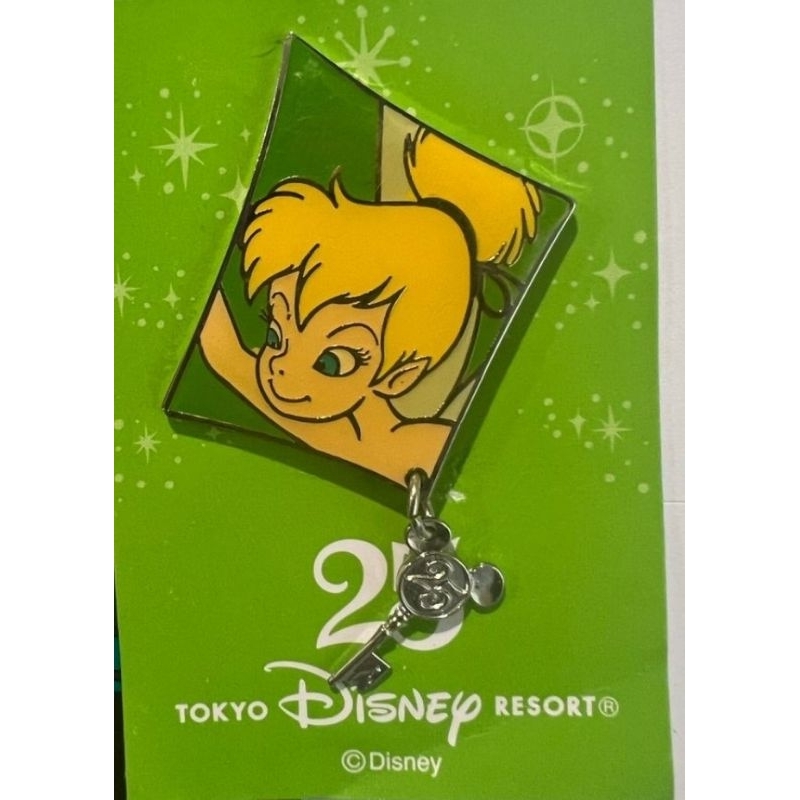 น่ารักมาก 💚 TDR Tokyo Disney Resort 25th Anniversary Pin Tinkerbell ...