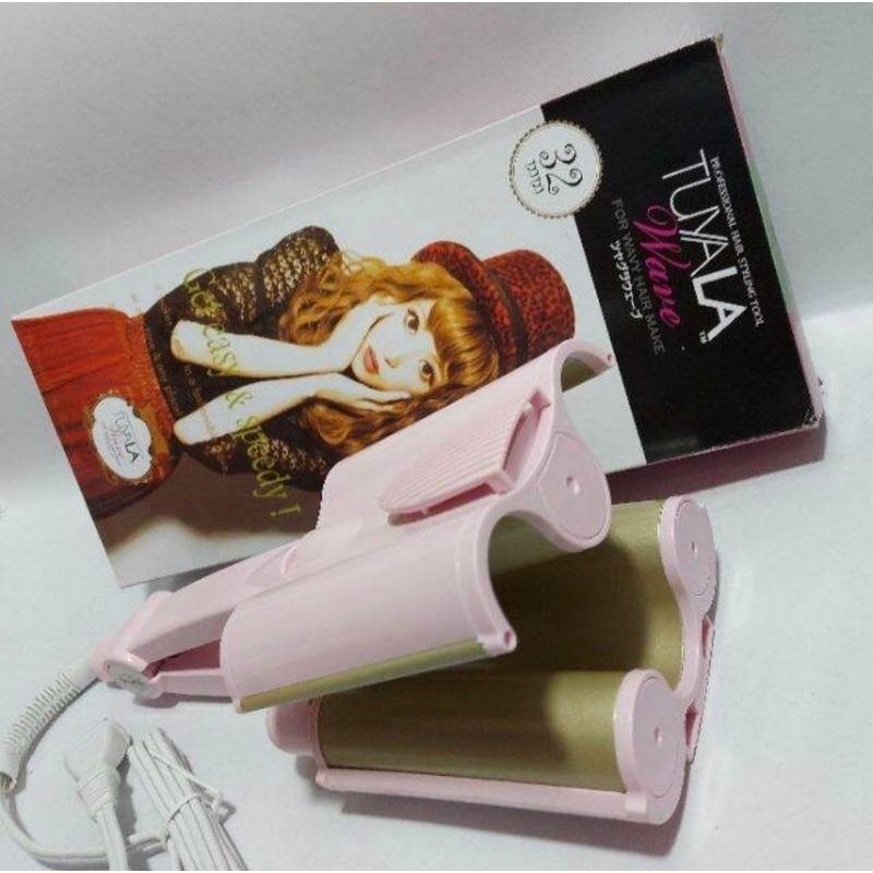 เครื่องทำผมลอนมาม่า ลอนเมอเมด Tsuyagla Wave (สินค้าพร้อมส่ง) | Shopee Thailand