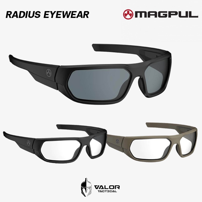 Magpul - Radius Eyewear แว่นตากันแดด ป้องกันสะเก็ด แว่นทหาร นิรภัย ทน ...
