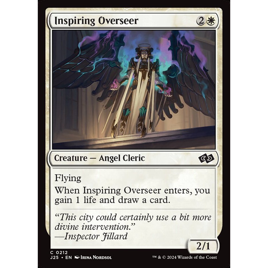 Inspiring Overseer J25 Foundations Jumpstart การ์ด Magic the Gathering [MTG] ของแท้ | Shopee ...