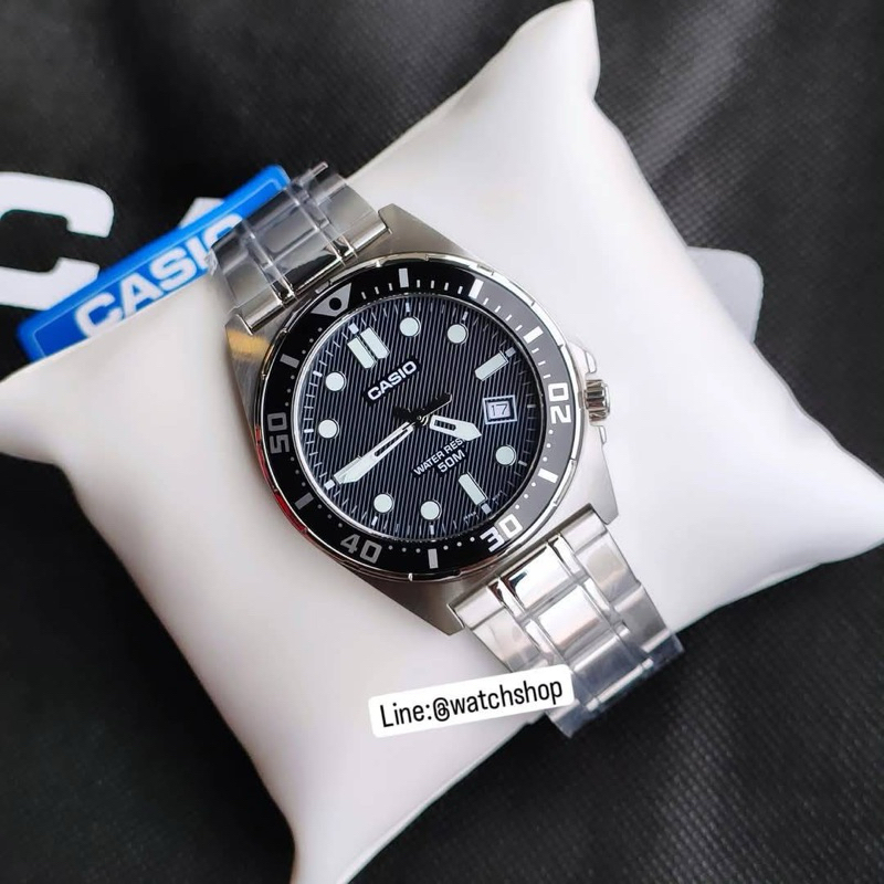 นาฬิกาคาสิโอผู้ชาย casio MTD-135D-1AV คาสิโอ ของแท้ รับประกัน 1 ปี ...