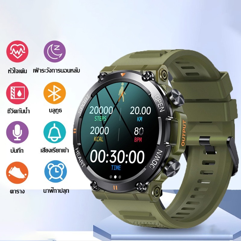 K56 PRO แบรนด์ใหม่สแตนด์อโลนผู้ชายผู้หญิงสมาร์ทนาฬิกา 5ATM กันน้ำว่าย ...