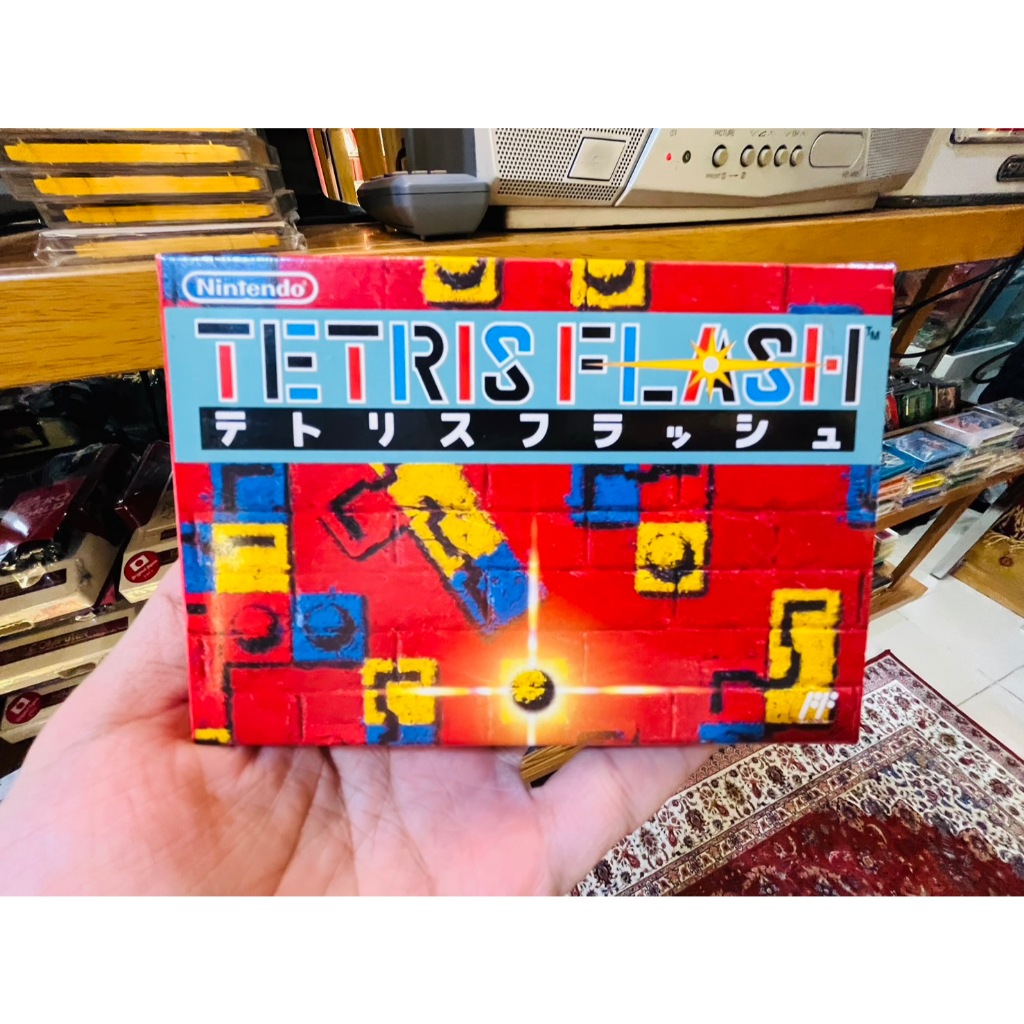 งานกล่อง [Famicom] : Tetris Flash-1993 เกมส์ในตำนานสภาพกล่องสวยๆ ใหม่กร ...