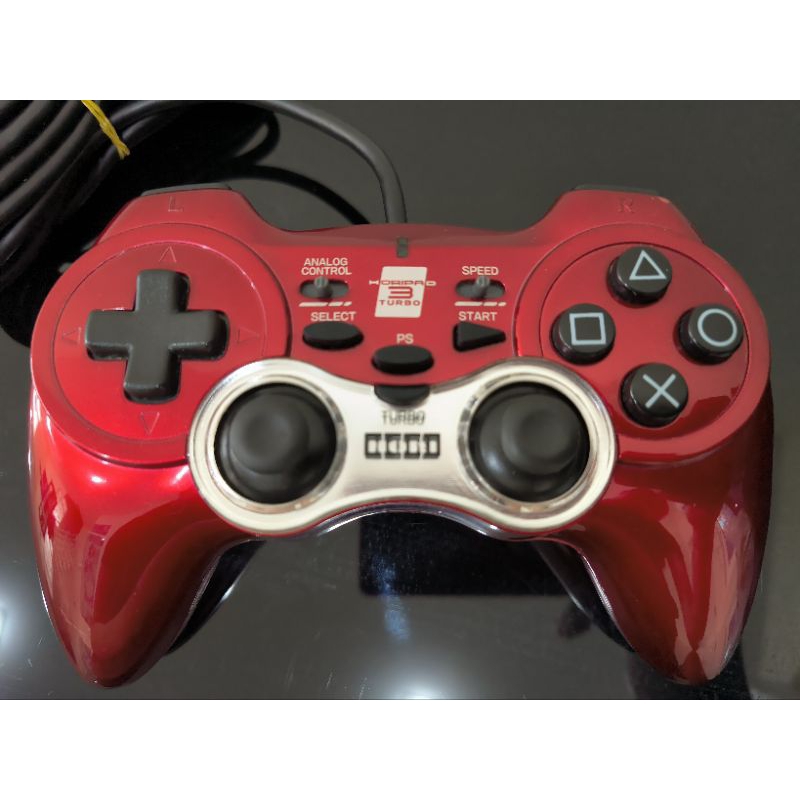 PS3 Controller & PC จอยแท้ HORI Turbo Playstation 3 (Ps3) และ PC สีแดง ...
