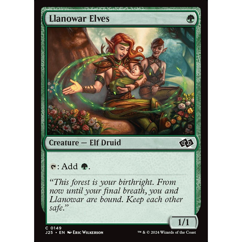 Llanowar Elves J25 Foundations Jumpstart การ์ด Magic the Gathering [MTG] ของแท้ | Shopee Thailand