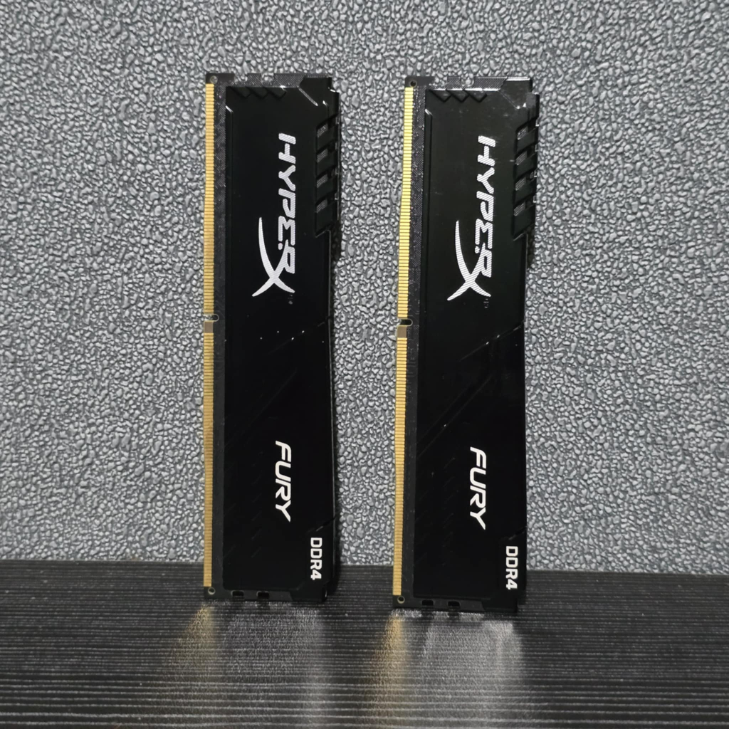 RAM PC DDR4 (แรม) KINGSTON HYPER X FURY 16GB (8X2) BUS 3200MHZ มือ2 ...