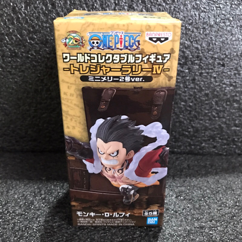 [มือ 1 JP พร้อมส่ง] WCF Luffy Gear 4 Bounce Man ONE PIECE Treasure ...