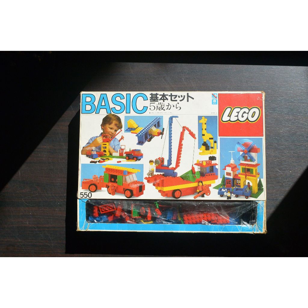 ของแท้ Lego Basic Building Set No: 550 ปี 1985 เกือบครบถ้วน ขาดตะขอ1ชิ้น | Shopee Thailand