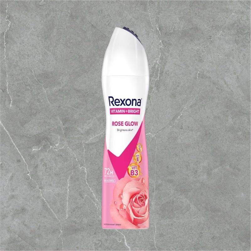 Rexona เรโซน่า Spray Vitamin + Bright Rose Glow Antiperspirant 135 Ml ...