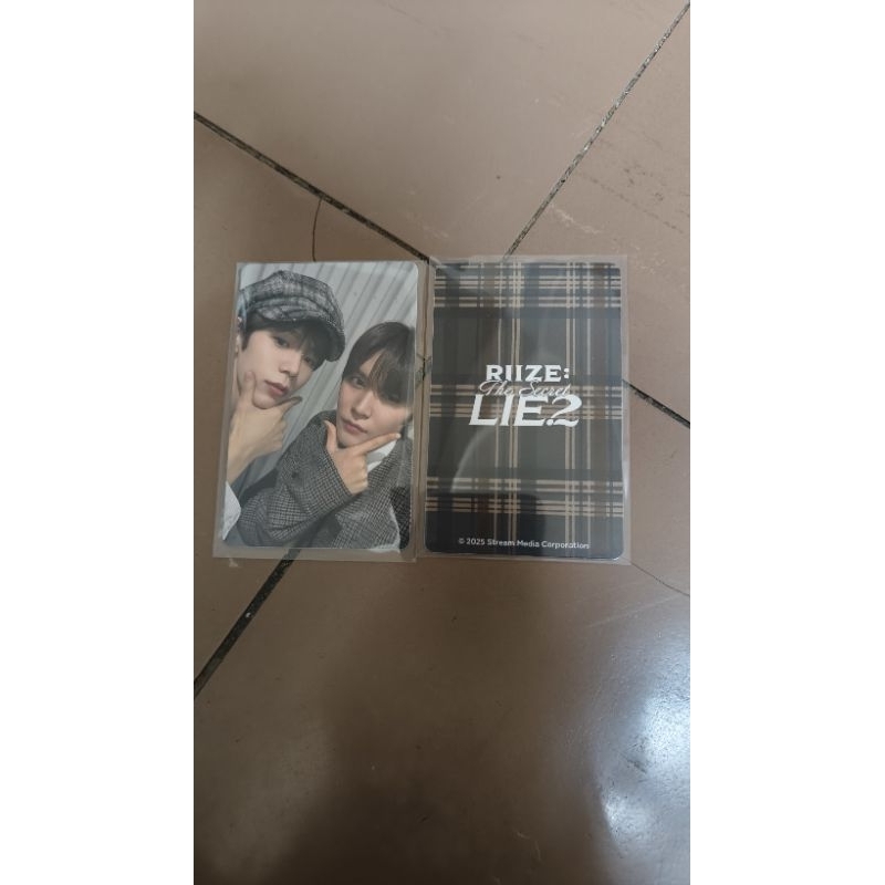 Riize photocard japan fan meeting unit shotaro eunsok | Shopee Thailand