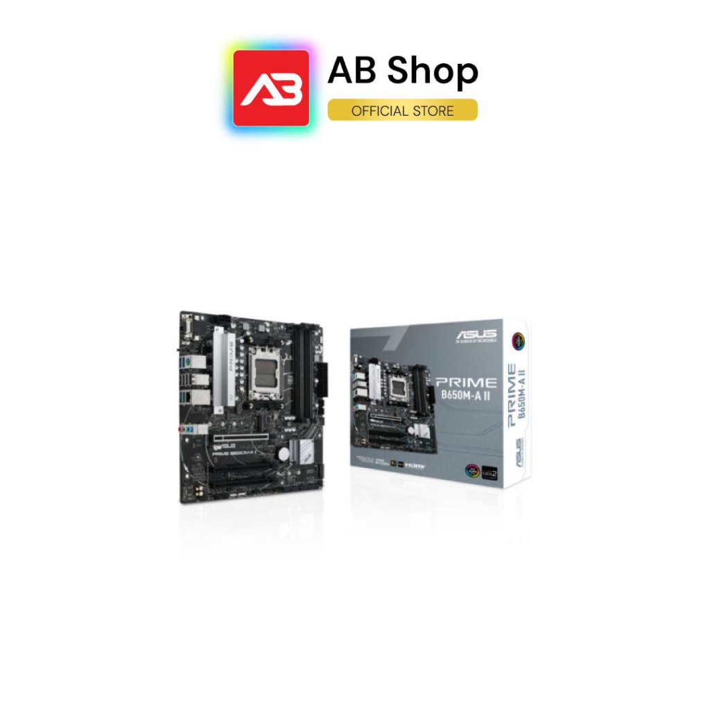 ASUS เมนบอร์ด AMD B650 รุ่น PRIME B650M-A II (90MB1EH0-M0UAY0) | Shopee ...