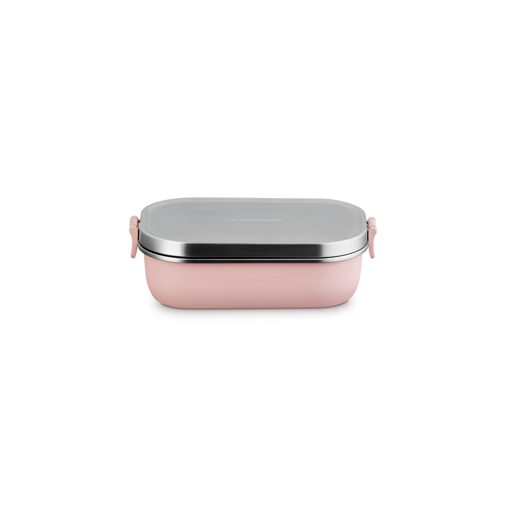 กล่องข้าว Stainless Steel สีชมพู 900ml OTG Lunch Box Shell Pink-Paper ...