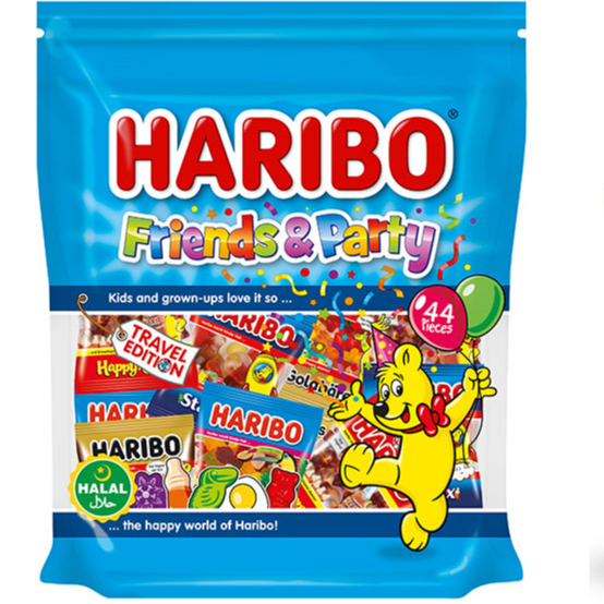 Haribo Friends & Party Multipack Size รวม 4 แบบใน 1 ห่อ มี 44 ห่อเล็ก ...