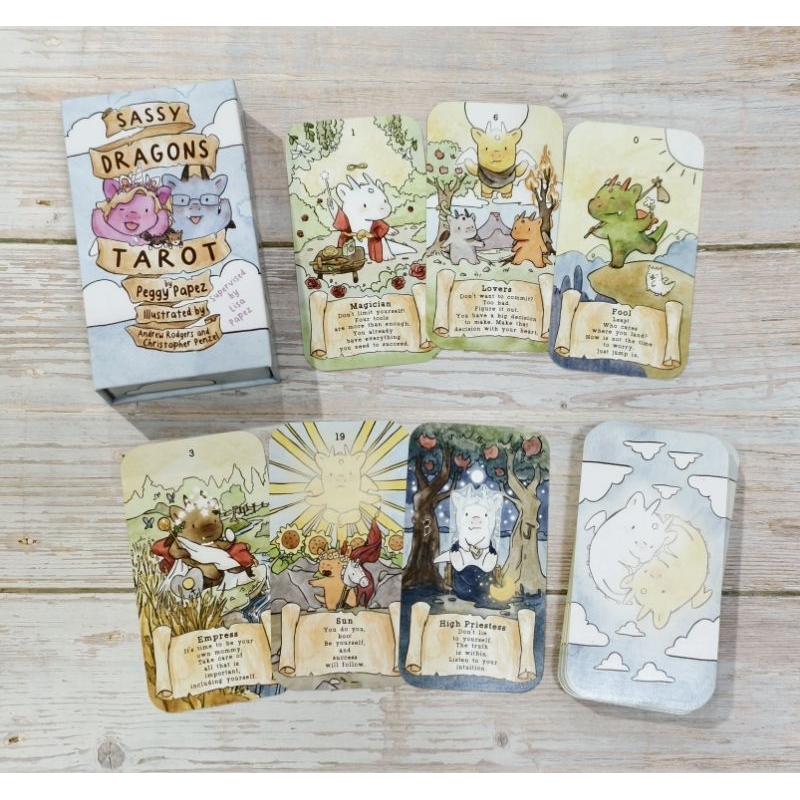 Sassy Dragon Tarot Classic Edition ไพ่ยิปซีแท้เจ้าต้าวมังกรน้อยชุด ...
