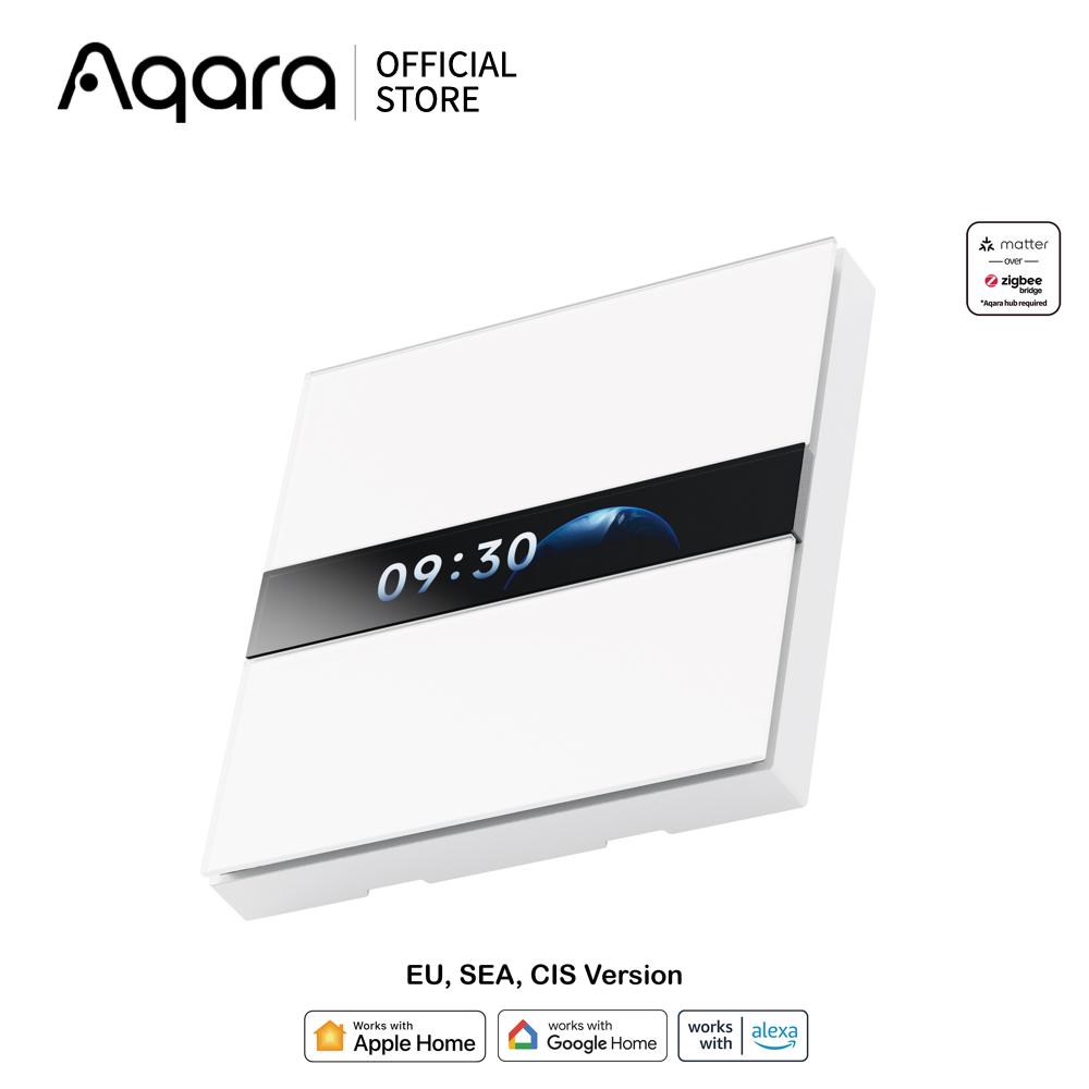 Aqara - Display Switch V1 EU สวิตช์ควบคุมแบบ 4 ปุ่มกด | Shopee Thailand