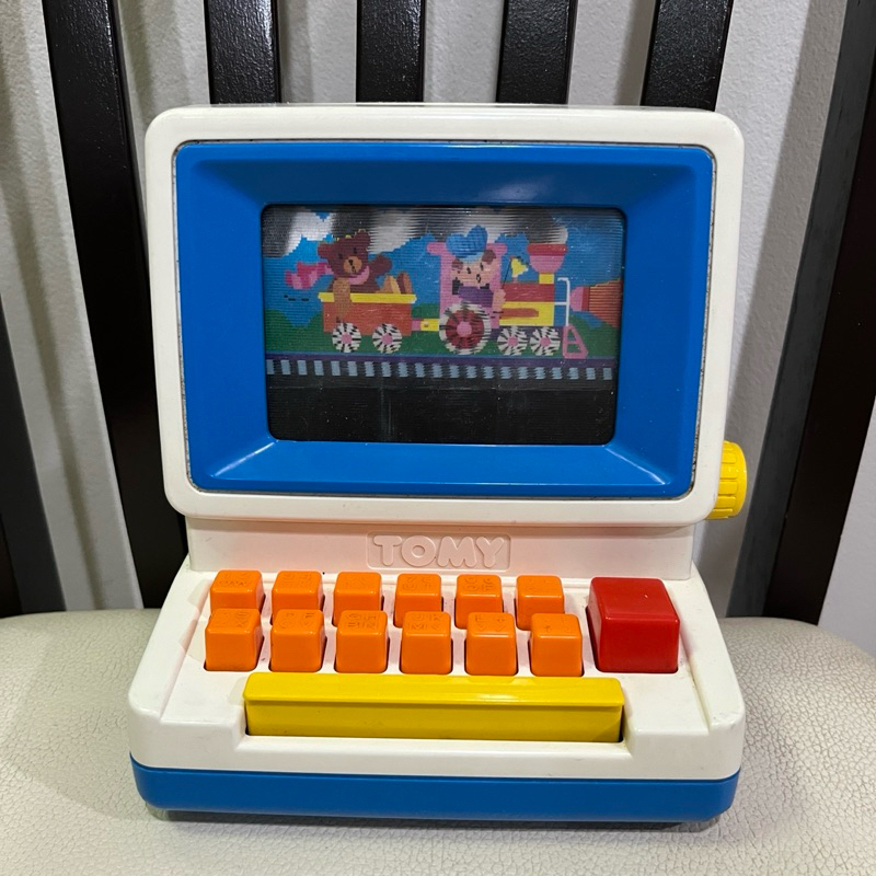Vintage 1985 TOMY Tutor Play Computer Educational Learning Toy **มือสอง ...