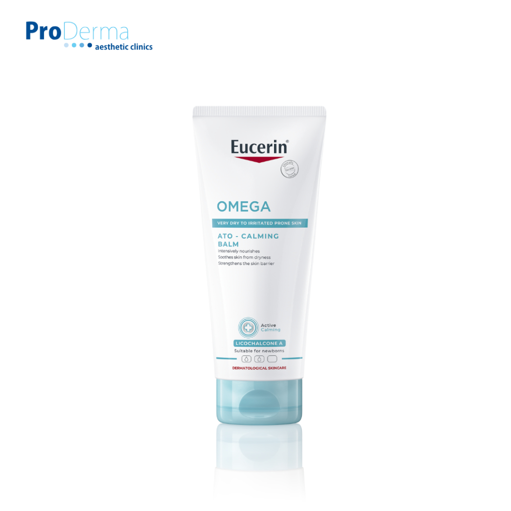 Eucerin Omega Balm Light Texture 200 ML โลชั่นทาตัวสำหรับผิวแพ้ง่าย ลด ...