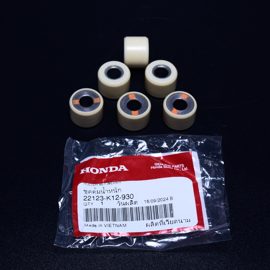 เม็ดตุ้มน้ำหนัก Lead ปี21 (4วาล์ว) 19กรัม แท้ศูนย์ฮอนด้า ราคา/1ชุด ...