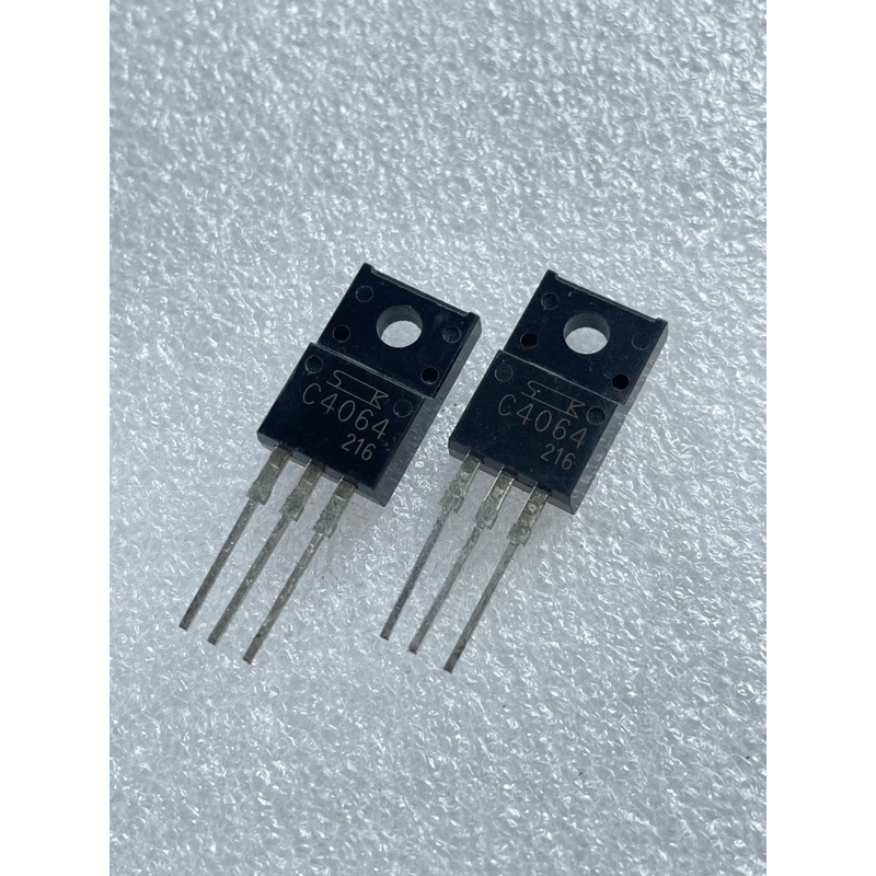 (แพ็ค1ตัว) C4064 2SC4064 ทรานซิสเตอร์ แบรนด์ Sanken TO-220F c4064 ...