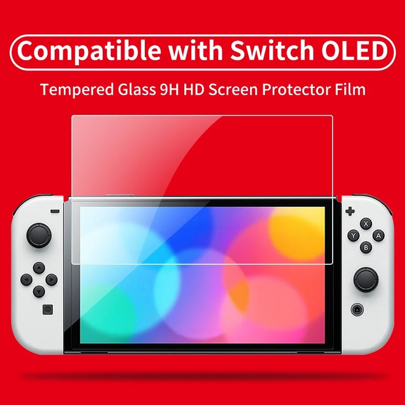 ฟิล์มกระจกนิรภัยกันรอยหน้าจอ Nintendo Switch OLED 9H HD | Shopee Thailand