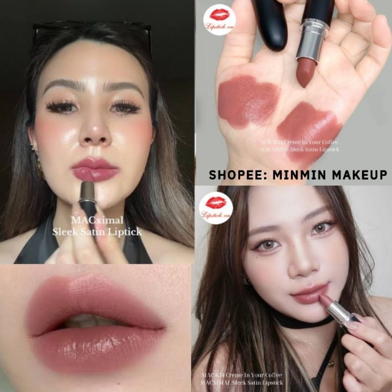 แท้💯Mac maximal satin lipstick สี cream in your coffeeแบ่งขายสำหรับทดลอง | Shopee Thailand