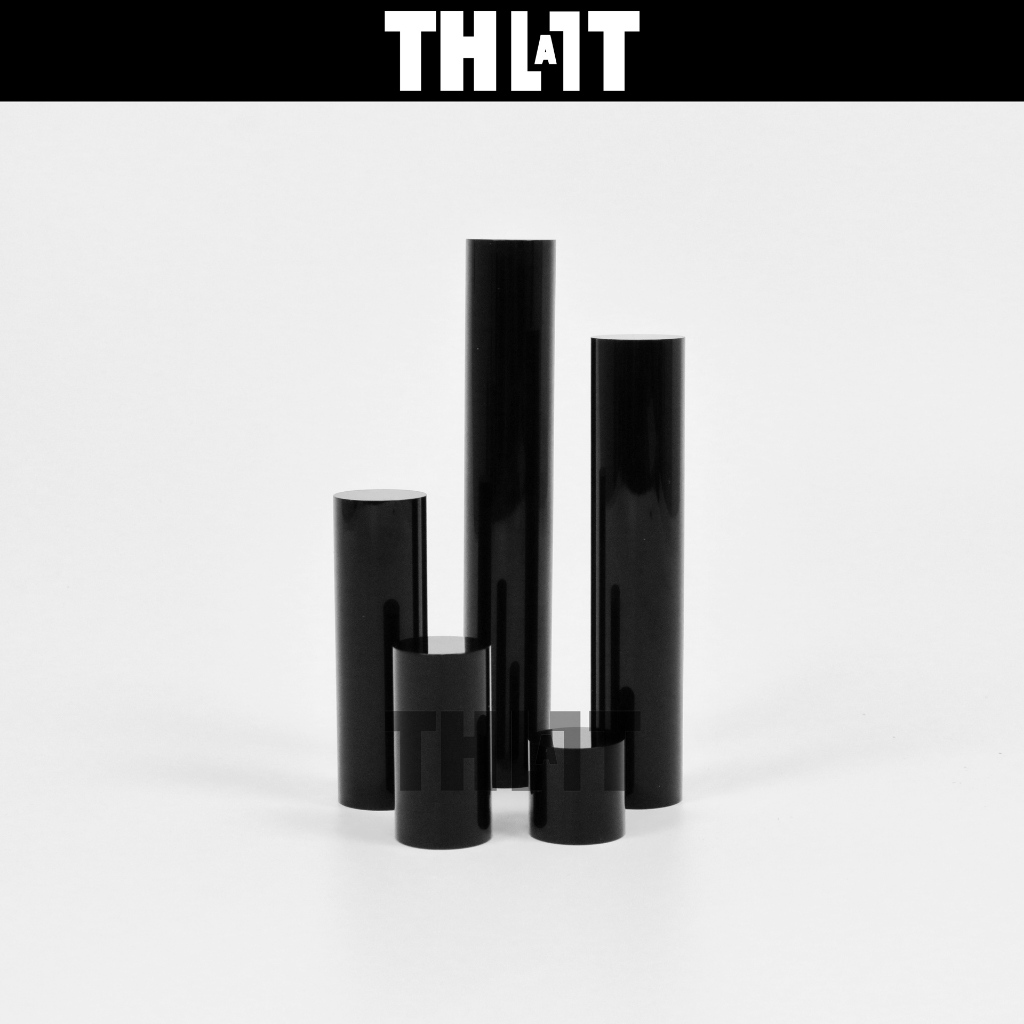 อะคริลิคสีดำเงา แบบกลมหนา 3 Cm Display prop แท่นวางถ่ายสินค้า ชั้นวางโชว์สินค้า Prop DIY ...