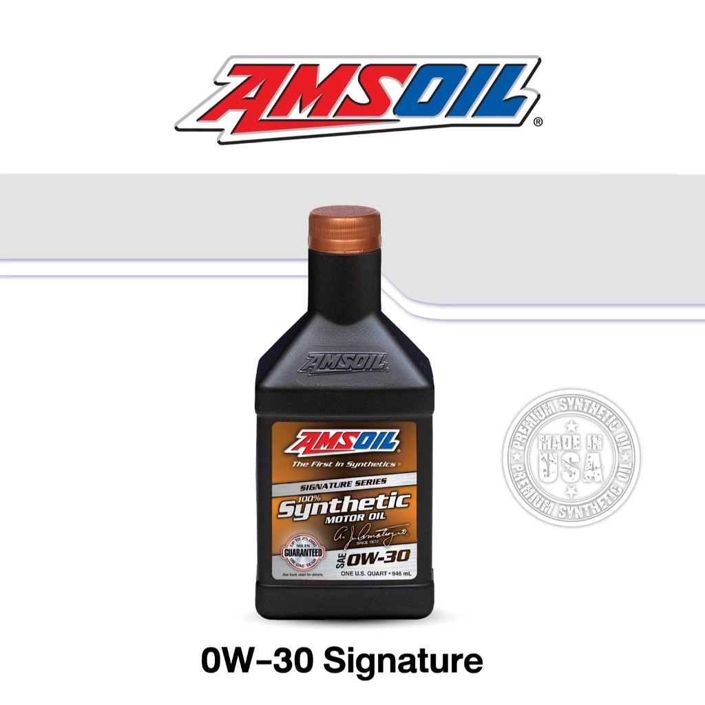 AMSOIL Signature Series 0W-30 สังเคราะห์แท้ 100% Synthetic (ระยะสูงสุด ...