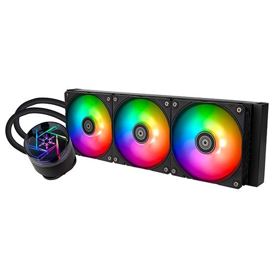 SILVERSTONE NOVAPEAK 360 ARGB CPU LIQUID COOLER (SST-NP360-ARGB ...