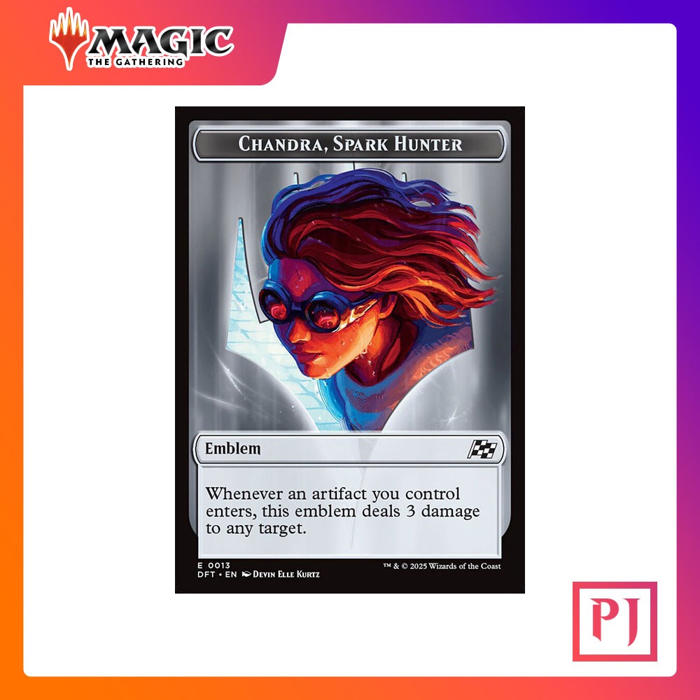 [MTG] Chandra, Spark Hunter Emblem // Vehicle Token [DFT] [TOKEN ...