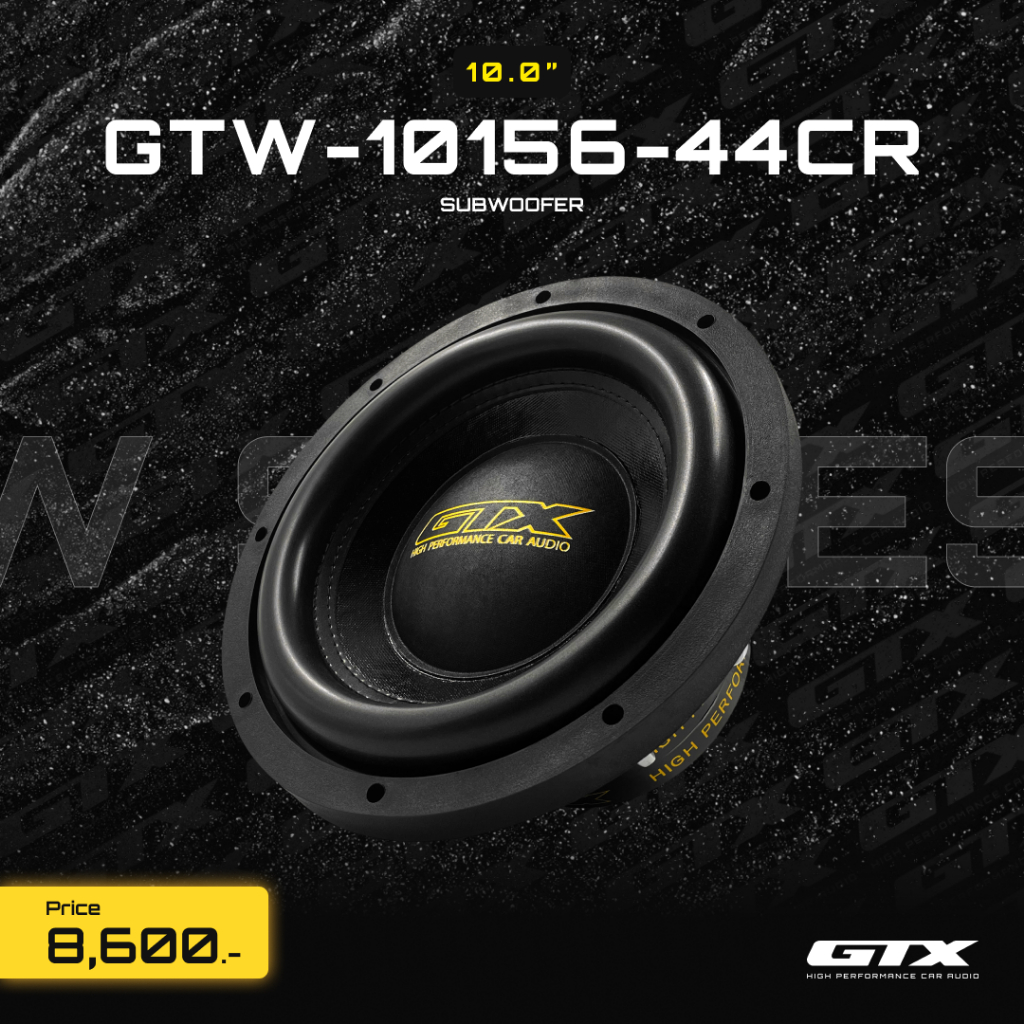 (10" Subwoofer) GTX GTW-10156-44CR | Shopee Thailand