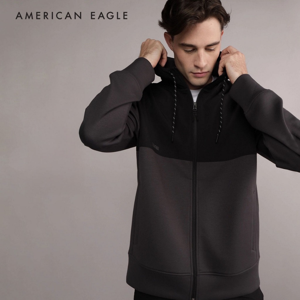 American Eagle 24/7 Zip-Up Hoodie เสื้อฮู้ดดี้ ผู้ชาย (EMSC 019-2145-167) | Shopee Thailand