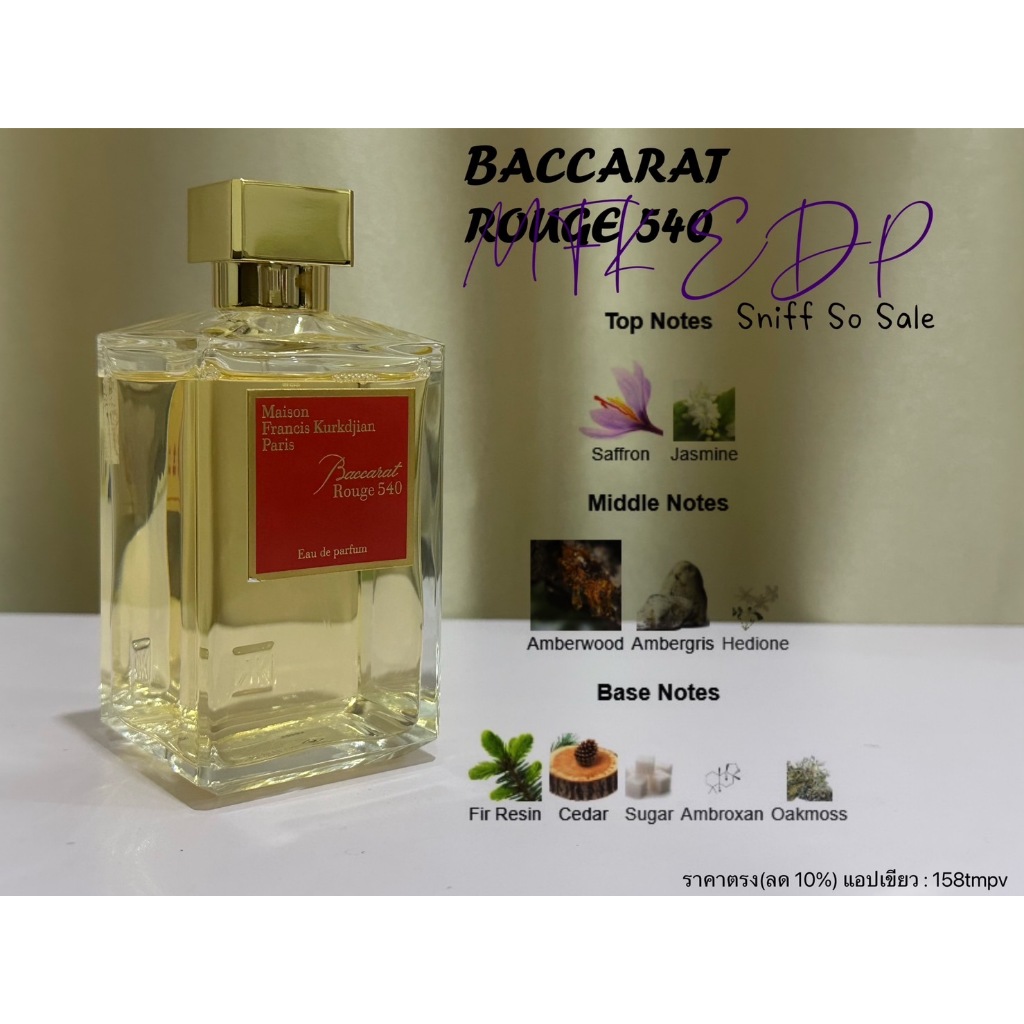 (Share) MFK BR540-EDP (2ml-5ml-10ml) | Shopee Thailand