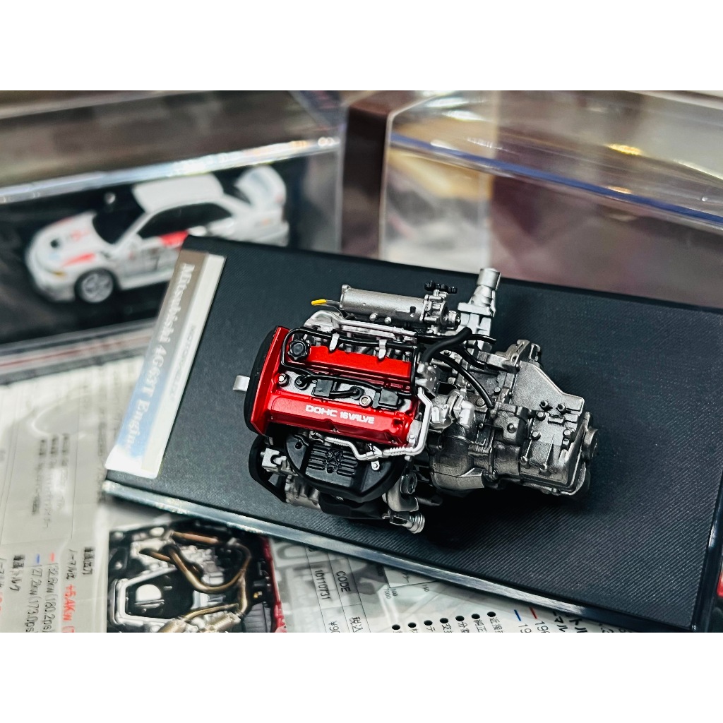 Model Mitsubishi Lancer Evolution 4G63T Engine Model 1/18 Motorhelix ...