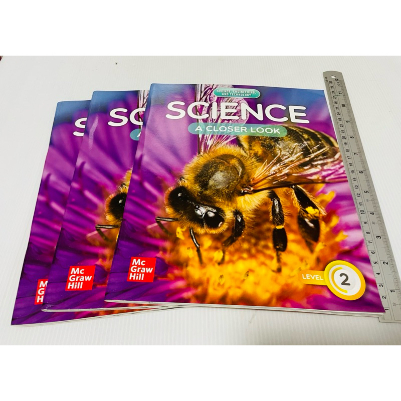 สภาพดี ไม่มีขีดเขียน แบบฝึกหัดวิทยาศาสตร์ Science a Closer Look level 2 ...