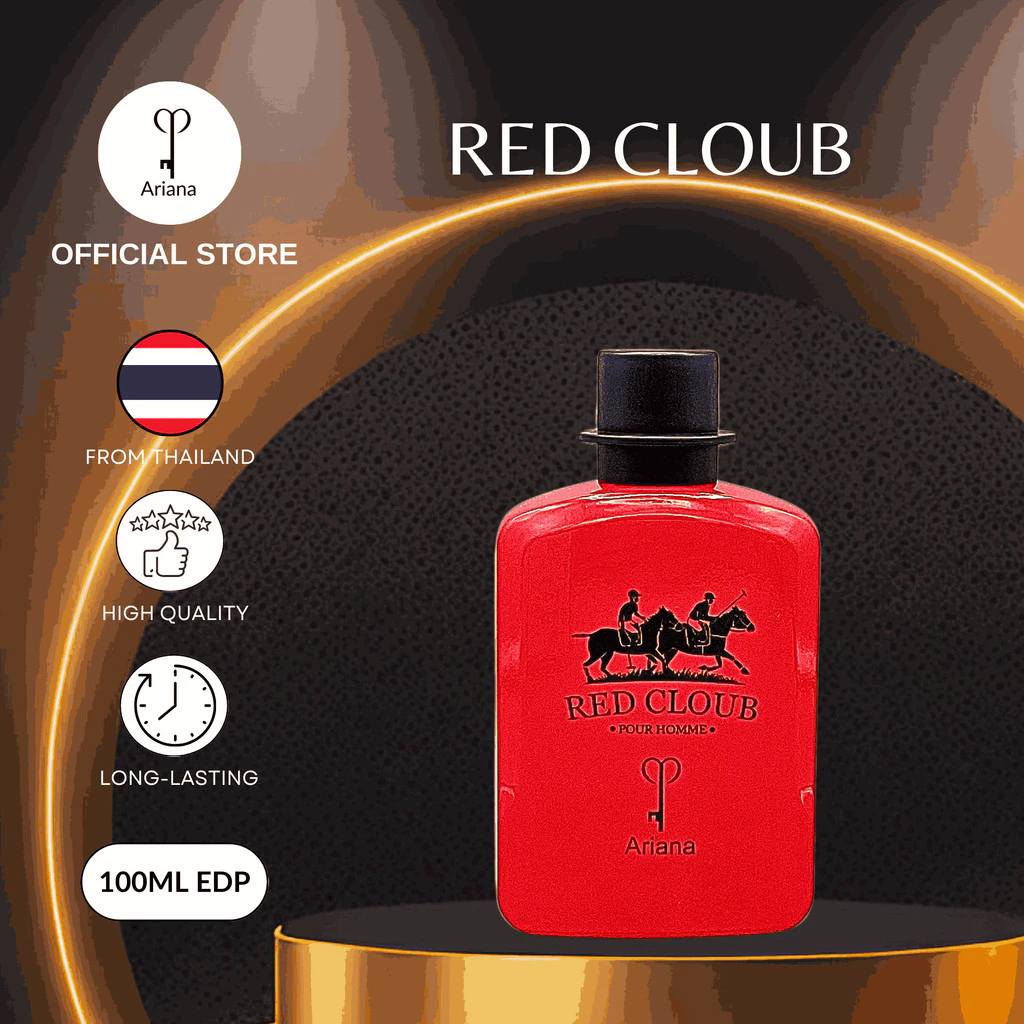 ARIANA Red Cloub For Him 100ml น้ำหอม EDP ยาวนาน น้ำหอมสำหรับผู้ชายติด ...