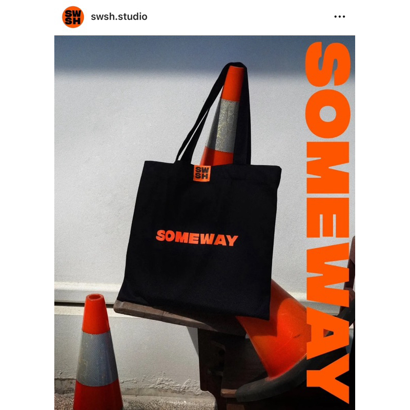 SWSH เสื้อ/กระเป๋าผ้า/ถุงเท้า someway somehow ของสกาย วงศ์รวี สกายนานิ ...