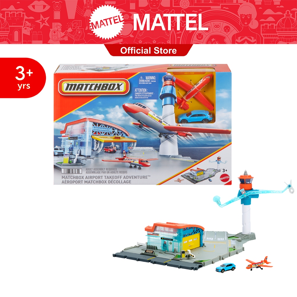 Matchbox Airport Playset แม็ตช์บ๊อกซ์ ชุดสนามบิน JBW37 CH | Shopee Thailand